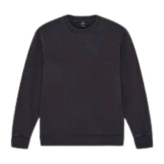 Deus Homme, Sweatshirts et sweats &agrave; capuche, Noir, Taille: XL Shield Garment-Dyed Crew
