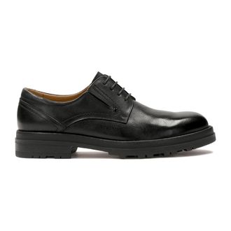 Kazar Schwarze Leder-Casual-Halbschuhe - - Shoes - Herren - Schwarzk - 44 EU