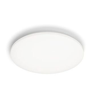 Philips plafonnier Izso AIO 40W rond, t&eacute;l&eacute;commande sans fil incluse, blanc chaud &agrave; blanc froid