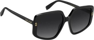 Marc Jacobs Square Sonnenbrillen - - Accessories - unisex - Schwarzk - 57 MM