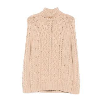 Brunello Cucinelli Zopfstrick-Rollkragenpullover - - Knitwear - Herren - Beige - M