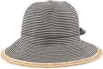 Au Printemps Paris Chapeau paille ray&eacute;