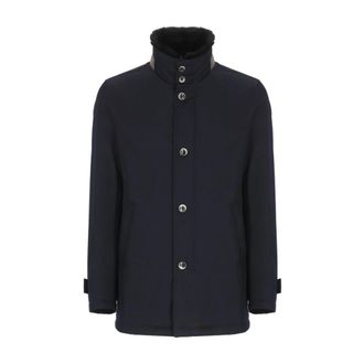 Herno Carcoat aus Diagonalgewebe - - Jackets - Herren - Blau - 7XL