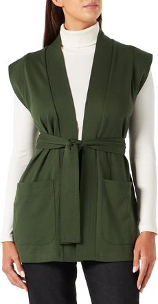 Ichi Damen IHSIMONSE WA Strickjacke, 190417/Kombu Green, XXL