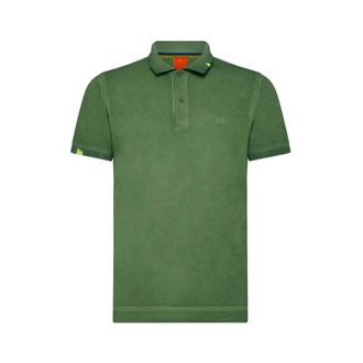 Sun 68 Polo Special Dye Beach - - Tops - Herren - Gr&uuml;n - M