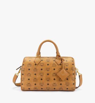 MCM Ella Boston-Tasche in Visetos
