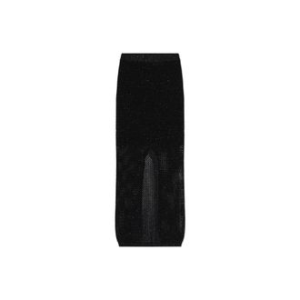 Akep Femme, Jupes, Noir, Taille: 40 FR Jupe &agrave; sequins scintillants