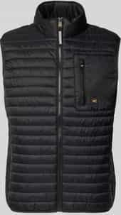 Camel Active Steppweste mit Stehkragen