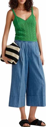 Benetton Damen Pantalone 4kowdf09m Hose, Denim Medium 902, XXS