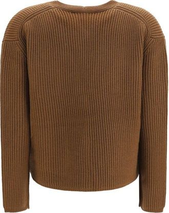 Max Mara Merino Wool & Cashmere Cardigan - Brown