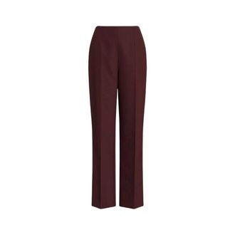 Alberta Ferretti Klassische Hose mit geradem Bein - - Trousers - Damen - Rot - XS