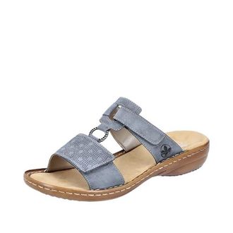 Rieker 60885, Mules femme, Bleu (Azur), 42 EU