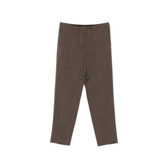 Giorgio Armani Drawstring Straight-leg Trousers