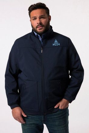 Men Plus Softshelljacke Softshell-Jacke Stehkragen Zipper