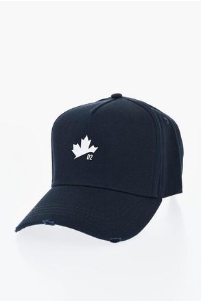 Dsquared2 Solid Color Cap with Printed Logo size Unica