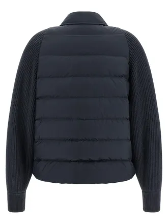 Brunello Cucinelli Womens Blue Polyester Full-Length Jacket Clothing