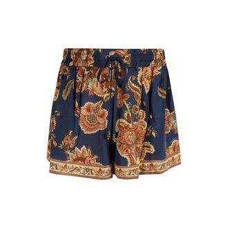 Zimmermann Femme, Shorts, Multicolore, Taille: 40 FR Aster Short ample