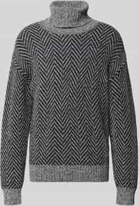 HUGO BOSS Turtleneck aus Wolle mit hohem Kragen