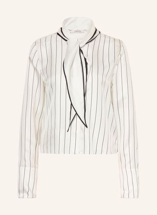 Dorothee Schumacher Dorothee Schumacher Schluppenbluse Stripes With A Twist Aus Seide weiss
