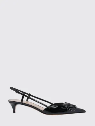 Valentino Garavani Slingbacks VLogo Signature en cuir verni