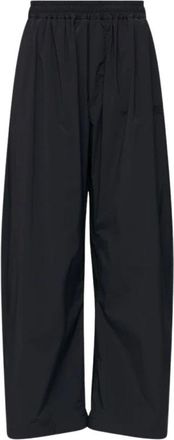 Maison Margiela Pantalon Large Taille &Eacute;lastiqu&eacute;e - Femme - Pantalons - Noir - Taille: 34 FR