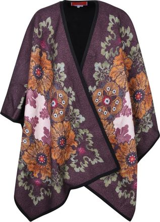 La DoubleJ Femme, Vestes, Brun, Taille: ONE Size Wool Poncho