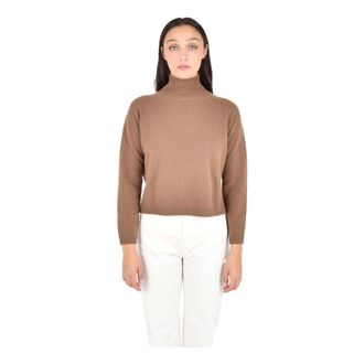 Max Mara Damen, Strickwaren, Braun, LGr&ouml;&szlig;e