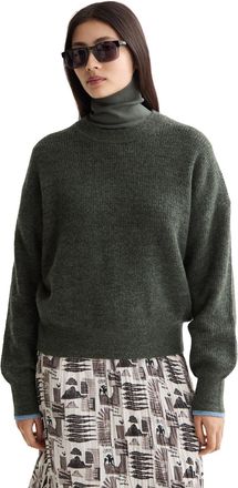 Scotch & Soda Damen Pullover mit Rundhalsausschnitt, Thymian Mela U361, XS
