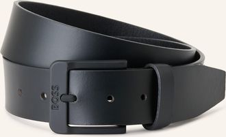 HUGO BOSS Lederg&uuml;rtel Jemio schwarz