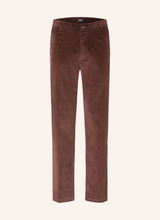 HUGO BOSS Cordhose Kane Extra Slim Fit braun