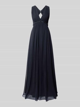 Jake*s Abendkleid mit Ziersteinbesatz