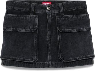 Diesel De-Ton Minirock - Schwarz