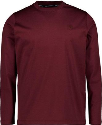 Karl Lagerfeld Herren T-Shirts rot Baumwolle