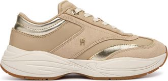 Tommy Hilfiger Sneakers Tommy Hilfiger Th Modern Sporty Runner Leather FW0FW09590 Beige