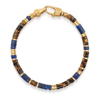 Nialaya Homme, Accessoires, Jaune, Taille: M Earth Royale Heishi Bracelet