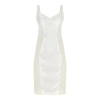 Dolce & Gabbana Floral Lace Corset Dress - - Dresses - Damen - Wei&szlig; - L