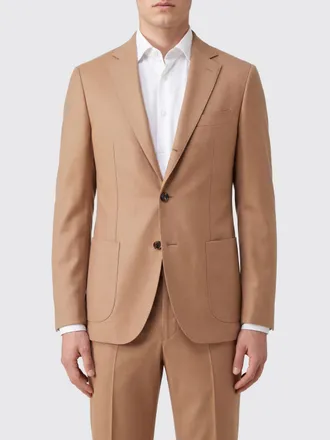 Sartorio Napoli Einreihiger Blazer aus Kaschmir und Seide mit steigendem Revers