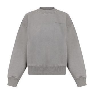 The Attico Logo-besticktes Sweatshirt - - Sweatshirts & Hoodies - Damen - Grau - XS
