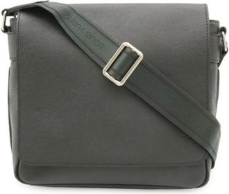 Louis Vuitton Pre-owned Sac bandouli&egrave;re en cuir Taiga - Homme - Pre-owned - Noir - Taille: ONE Size