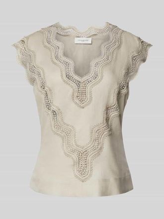 Copenhagen Muse Regular Fit Blusentop aus Lyocell-Leinen-Mix Modell NATULI-TOP