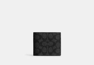 Coach Id-Billfold-Geldb&ouml;rse Aus Signature-Canvas f&uuml;r M&auml;nner in Multi