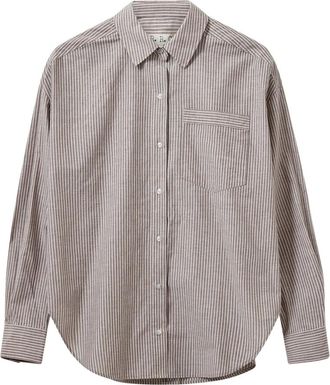 Designers Remix Collection Femme, Blouses et Chemises, Brun, Taille: 40 FR Steele Oversized Shirt