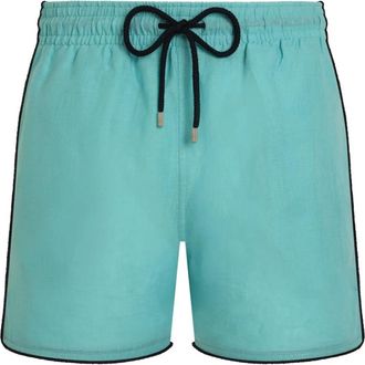 Vilebrequin Homme, Maillots de bain, Bleu, Taille: XL Linen Swim Shorts Solid