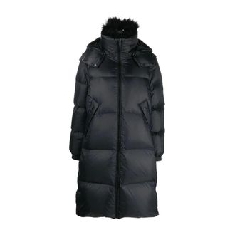 Yves Salomon Damen, M&auml;ntel, Schwarzk, LGr&ouml;&szlig;e