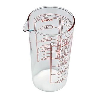 Pyrex Messbecher & Rührschüssel hohe Form 0,5 L