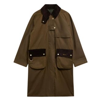 Barbour Kirklees Wachsjacke - - Coats - Damen - Gr&uuml;n - S