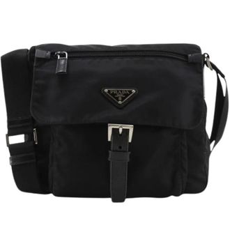 Prada Sac bandouli&egrave;re vintage doccasion - Femme - Pre-owned - Noir - Taille: ONE Size