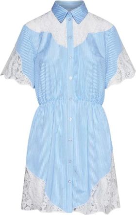 Silvian Heach Femme, Robes, Bleu, Taille: 40 FR Vesky Shirt Dress