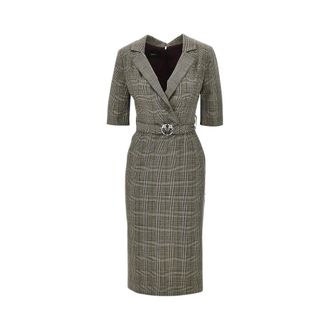 Pinko Pinko - Robe Anthea - Femme - Robes - Brun - Taille: 38 FR