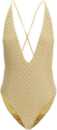 Missoni Femme, Maillots de bain, Jaune, Taille: 42 FR Maillot de bain une pi&egrave;ce